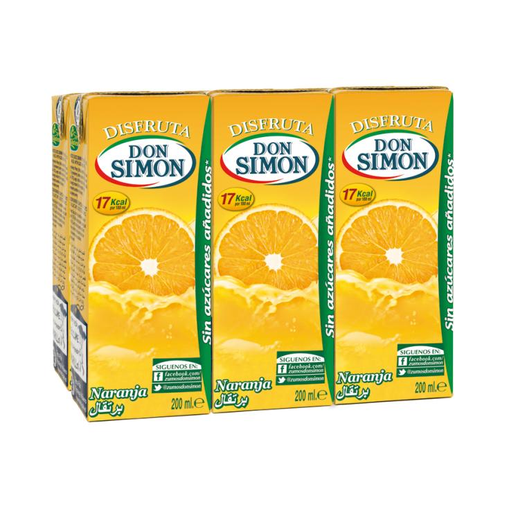 NECTAR DISFRUTA DON SIMON NARANJA P-6 - Supermercados Ruiz Galan