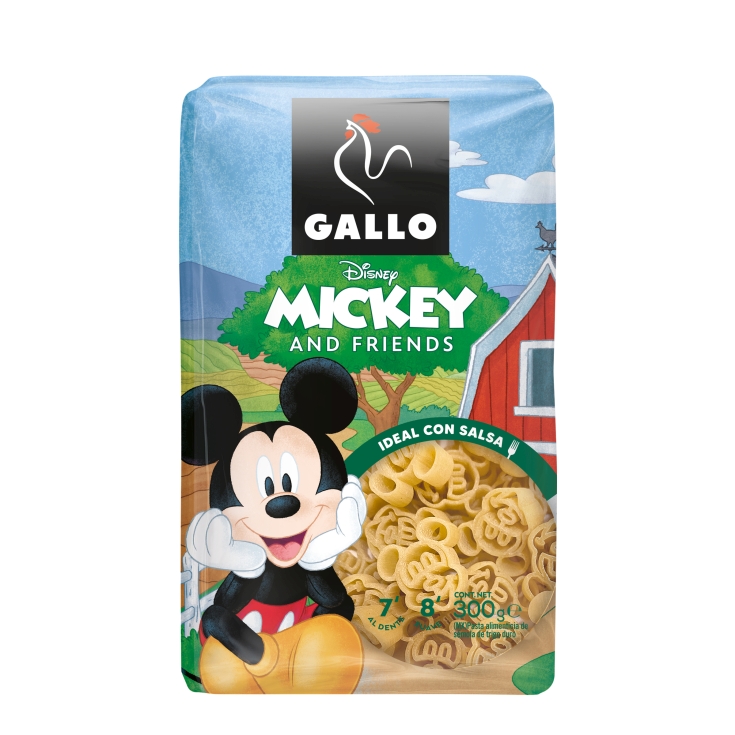 PASTA DISNEY MICKEY GALLO 300G - Supermercados Ruiz Galan