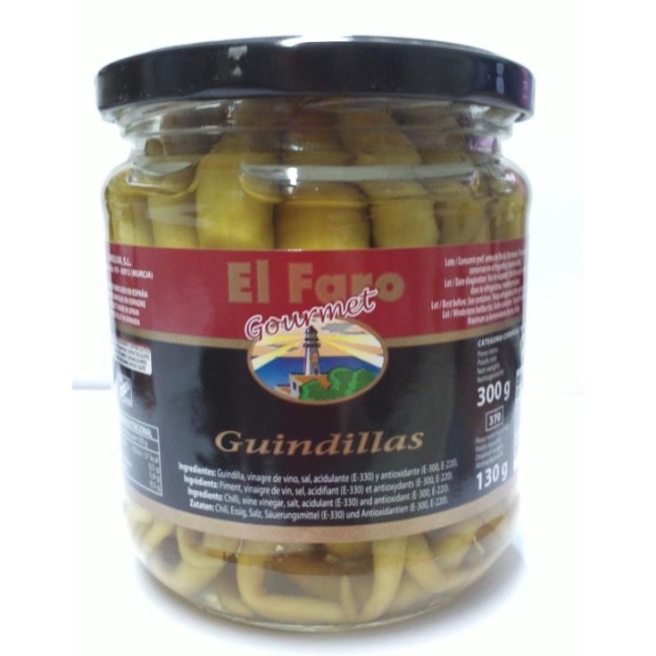 GUINDILLAS GOURMET EL FARO 370ML - Supermercados Ruiz Galan