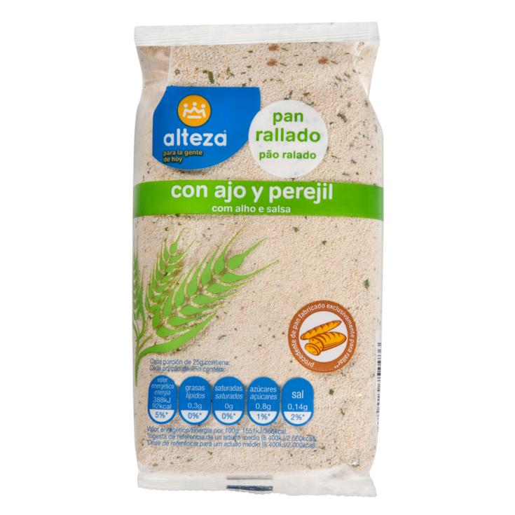PAN RALLADO AJO/PEREJIL ALTEZA 250G - Supermercados Ruiz Galan