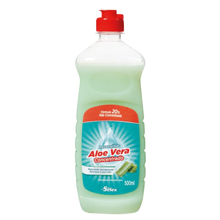 LAVAVAJILLAS CONC. ALOE VERA SELEX 500ML - Supermercados Ruiz Galan