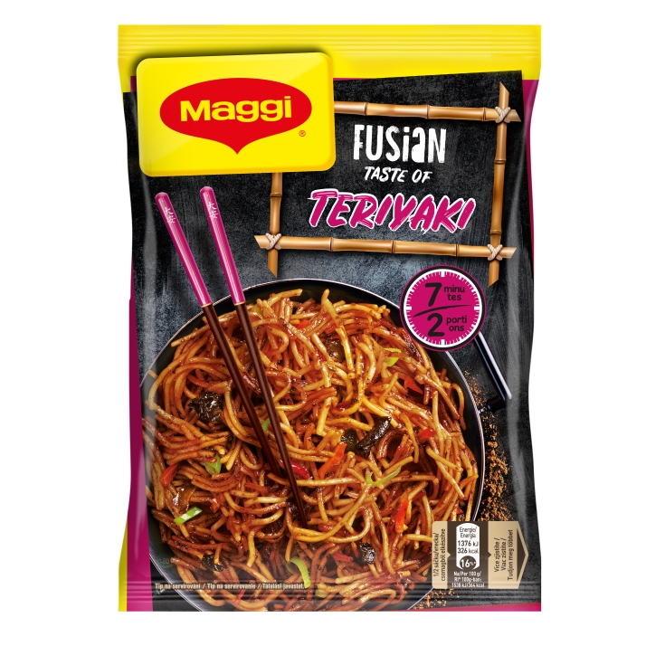 MAGGI FUSIAN FIDEOS TERIYAKI 130G - Supermercados Ruiz Galan