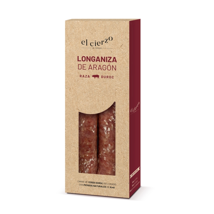 LONGANIZA DE ARAGON EL CIERZO 260G - Supermercados Ruiz Galan