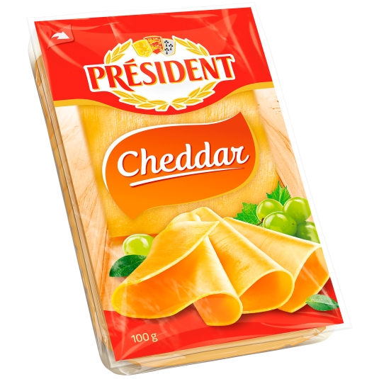 CREMA DE QUESO CHEDDAR PRESIDENT 125G - Supermercados Ruiz Galan