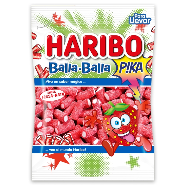 GOMINOLAS FRESA BALLA PICA HARIBO 100G - Supermercados Ruiz Galan